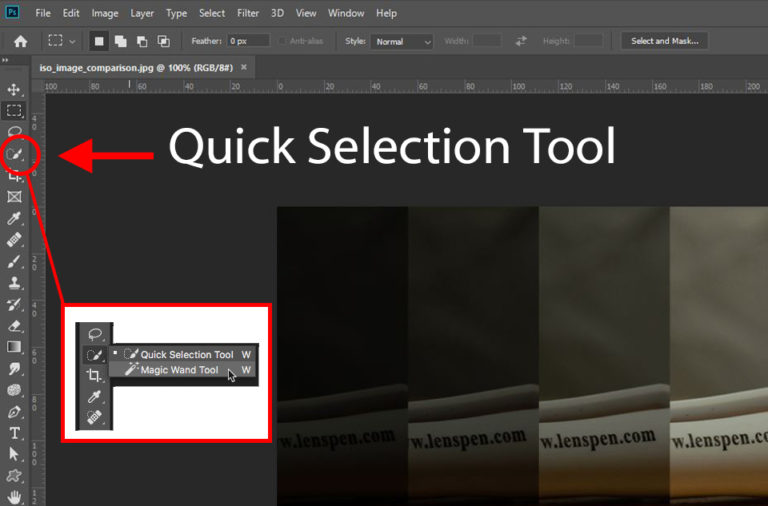Photoshop Tools How To - the Quick Selection Tool